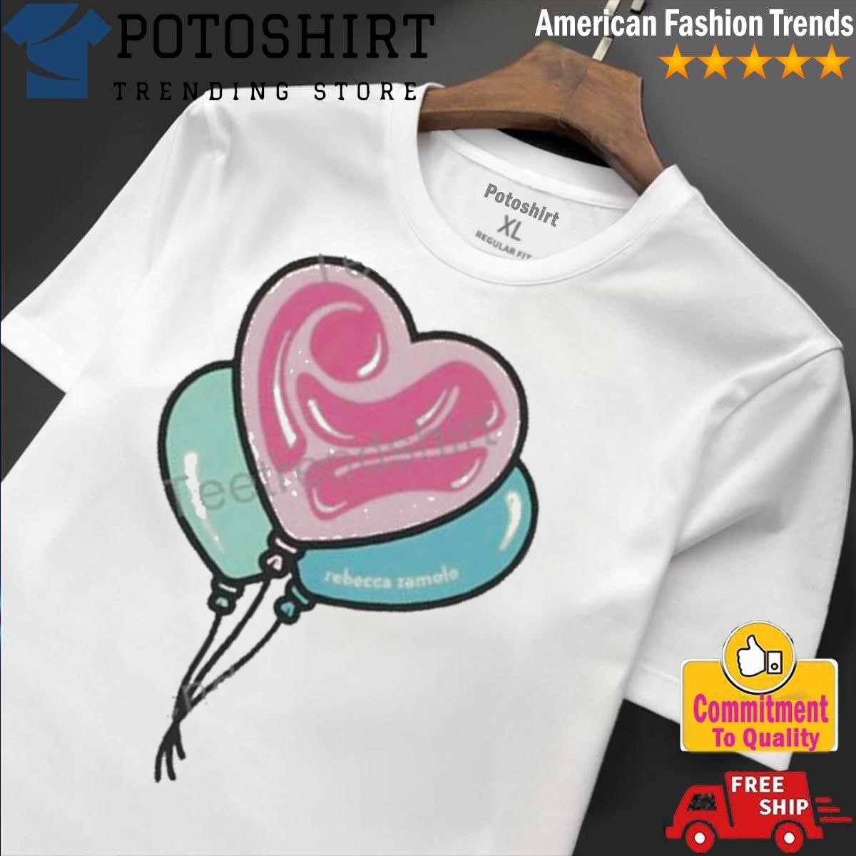 Official Rebecca zamolo merch balloon T-shirt, hoodie, sweater, long ...