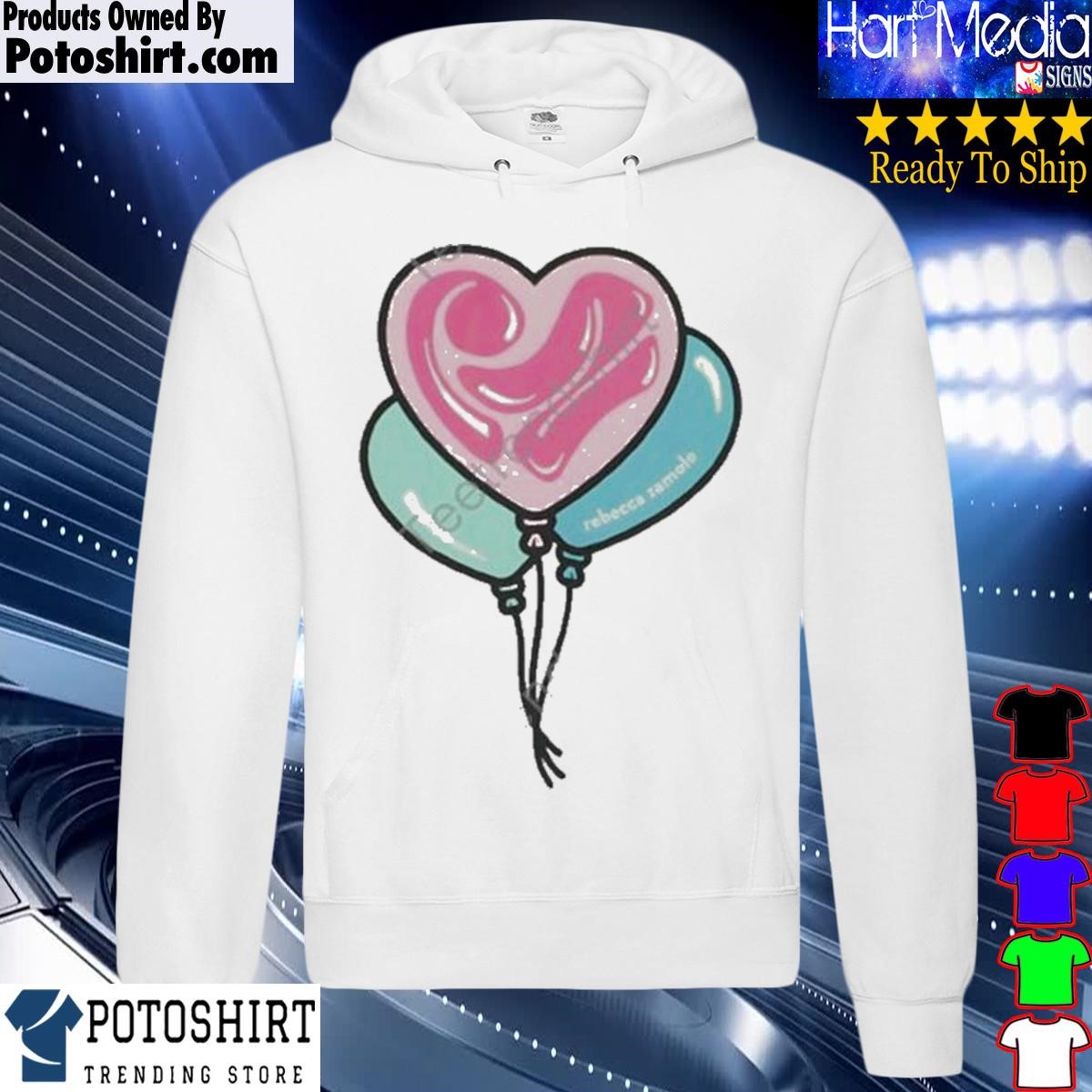 Official Rebecca zamolo merch balloon T-shirt, hoodie, sweater, long ...